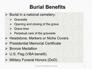 National Cemetery Administration: 150 Years of Keeping the Promise | PPTX