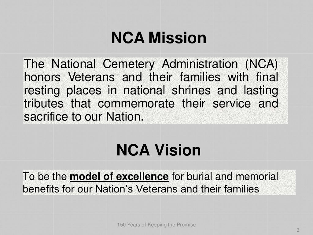 National Cemetery Administration