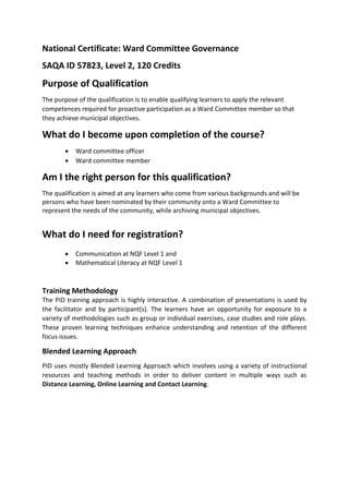National Certificate-Ward Committee Governance 57823.docx
