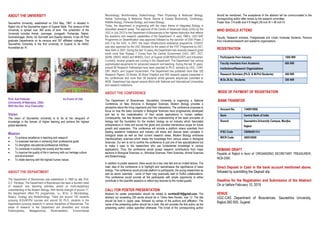 National conference.26 feb 2019 .biosci. brochure | PDF