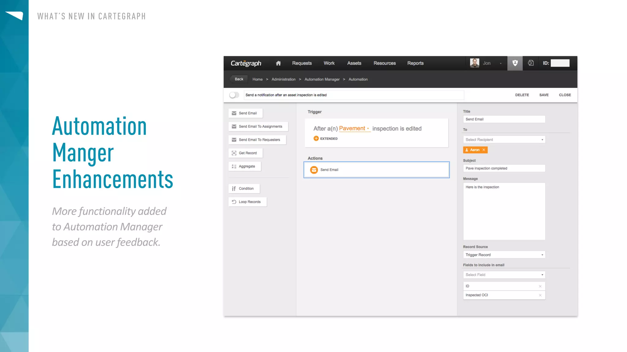 What's New in Cartegraph | PDF