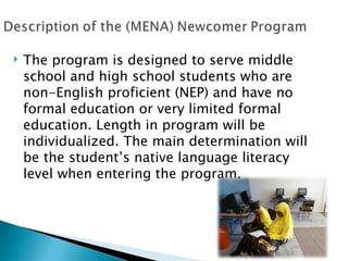 National conference newcomer program overview -mena | PPT
