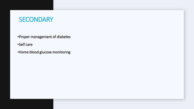 National control programme for diabetes | PPTX | Endocrine and ...