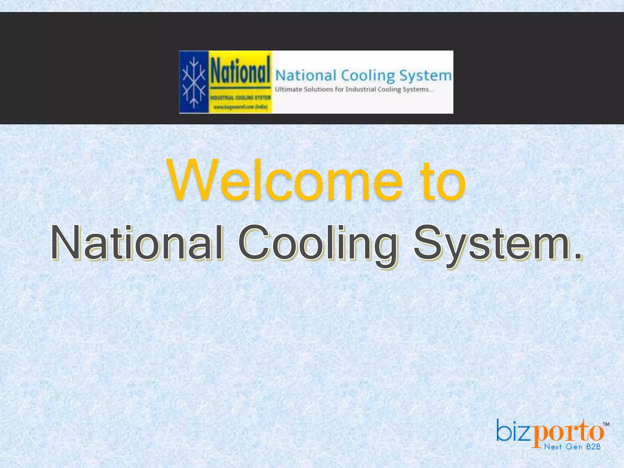 National cooling system | PPTX