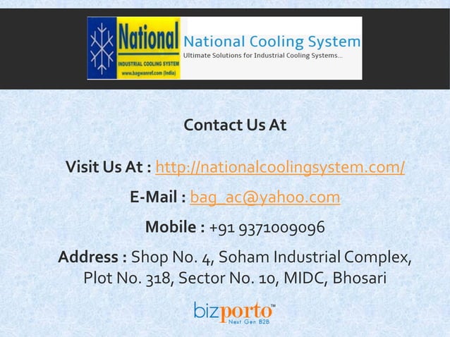 National cooling system | PPT
