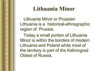 National costume of Klaipėda region | PPT