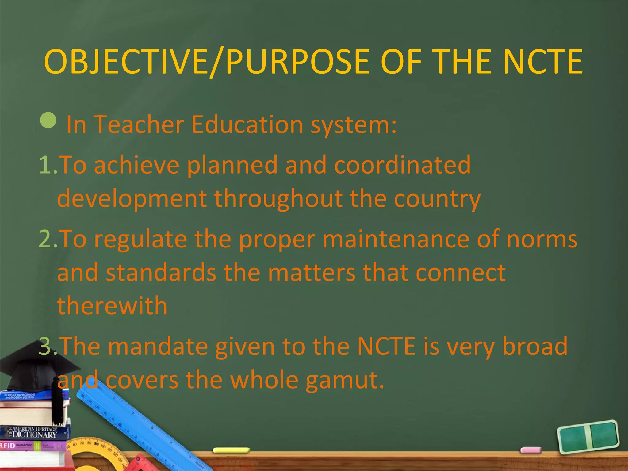 National council for teacher education | PPT