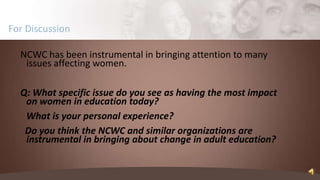 National council of women of canada (ncwc | PPT