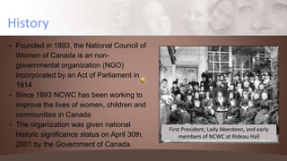 National council of women of canada (ncwc | PPT