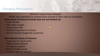 National council of women of canada (ncwc | PPT