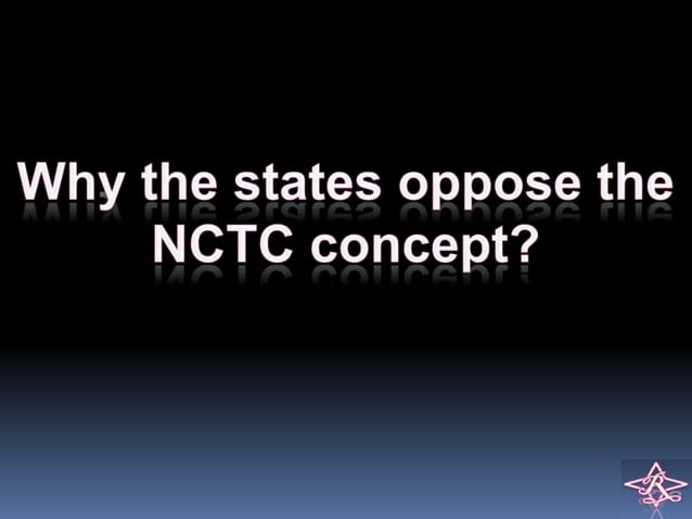 National counter terrorism centre | PPSX