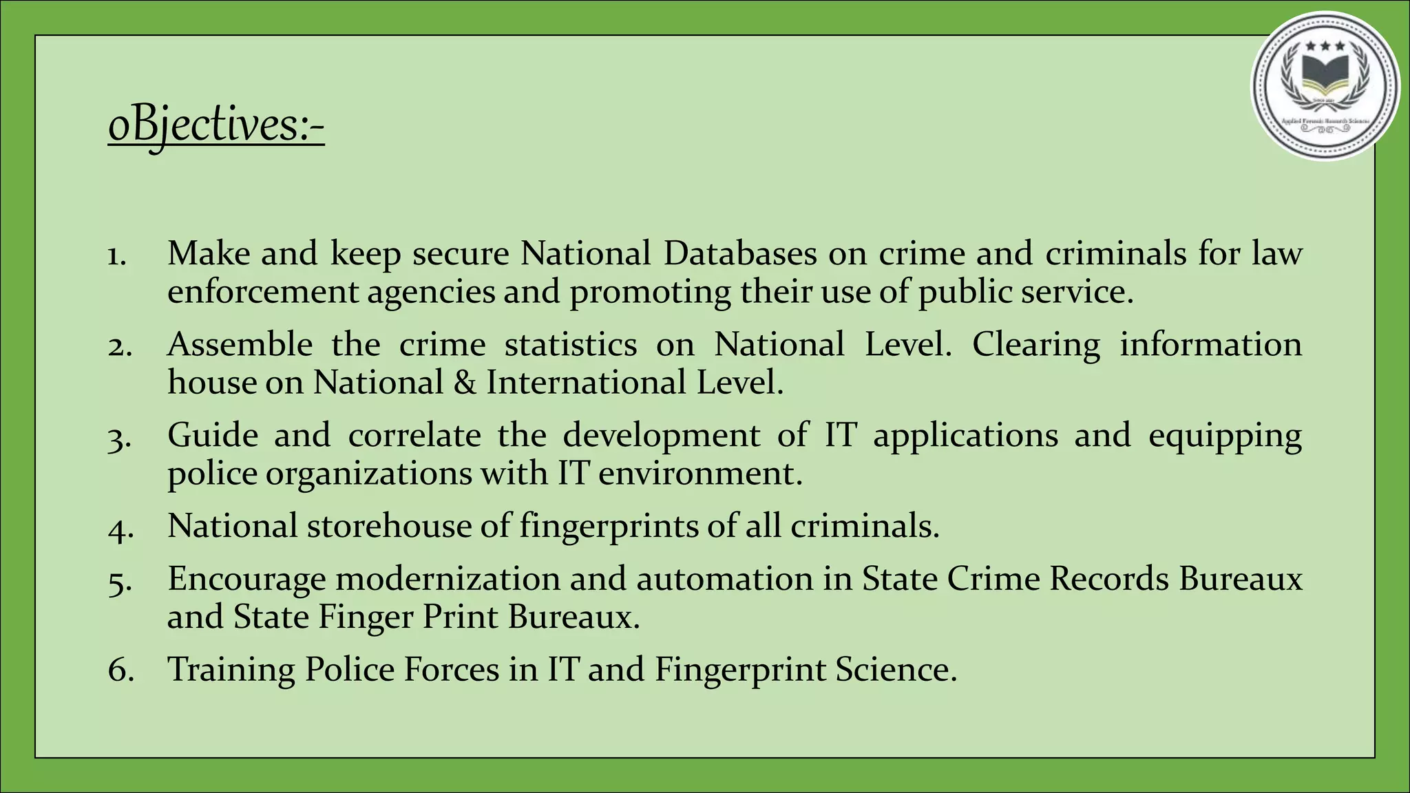 National Crime Record Bureau | PPTX