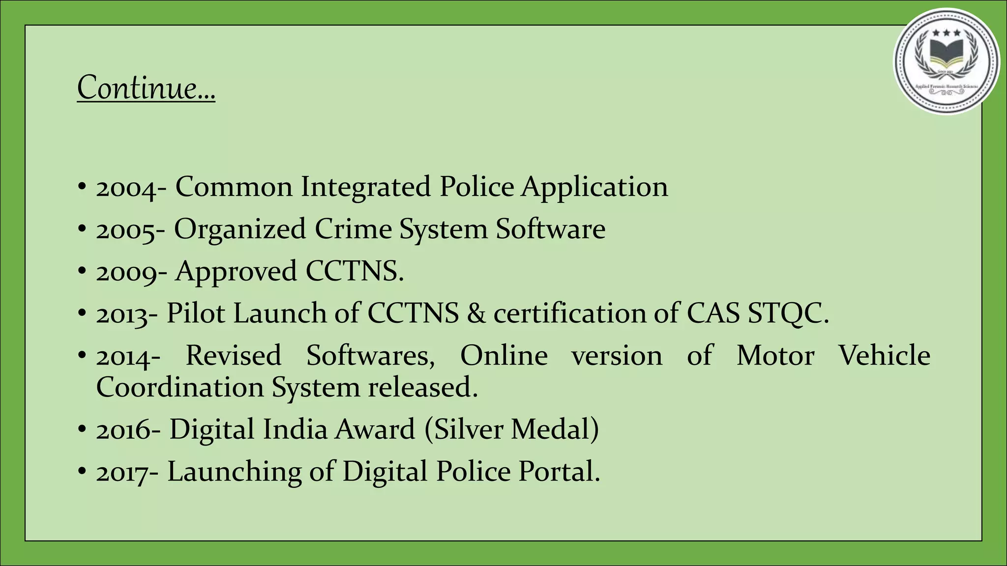 National Crime Record Bureau | PPTX