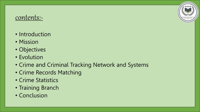 National Crime Record Bureau | PPTX | Databases | Computer Software and ...