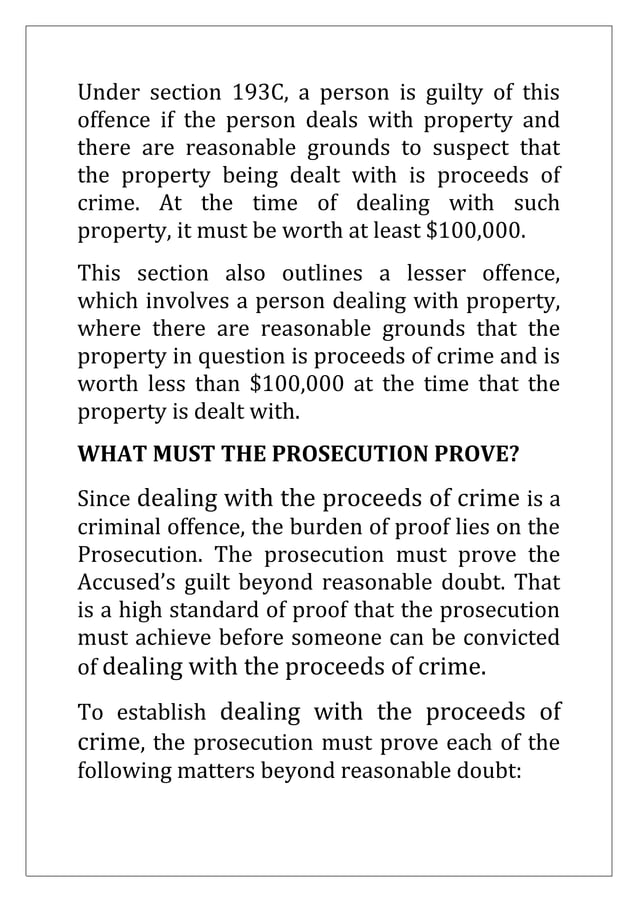 National criminallawyersproceeds of crime