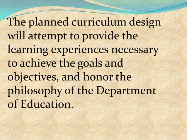 National Curriculum Design | PPT