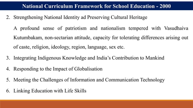 National Curriculum Frameworks - 2005 | PPT