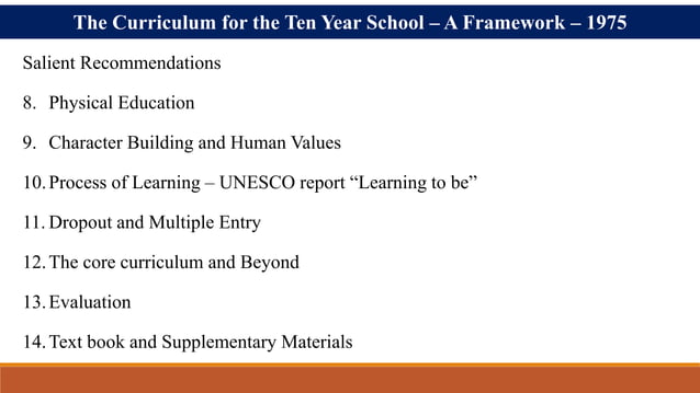 National Curriculum Frameworks - 2005 | PPTX