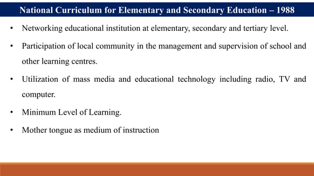 National Curriculum Frameworks - 2005 | PPTX