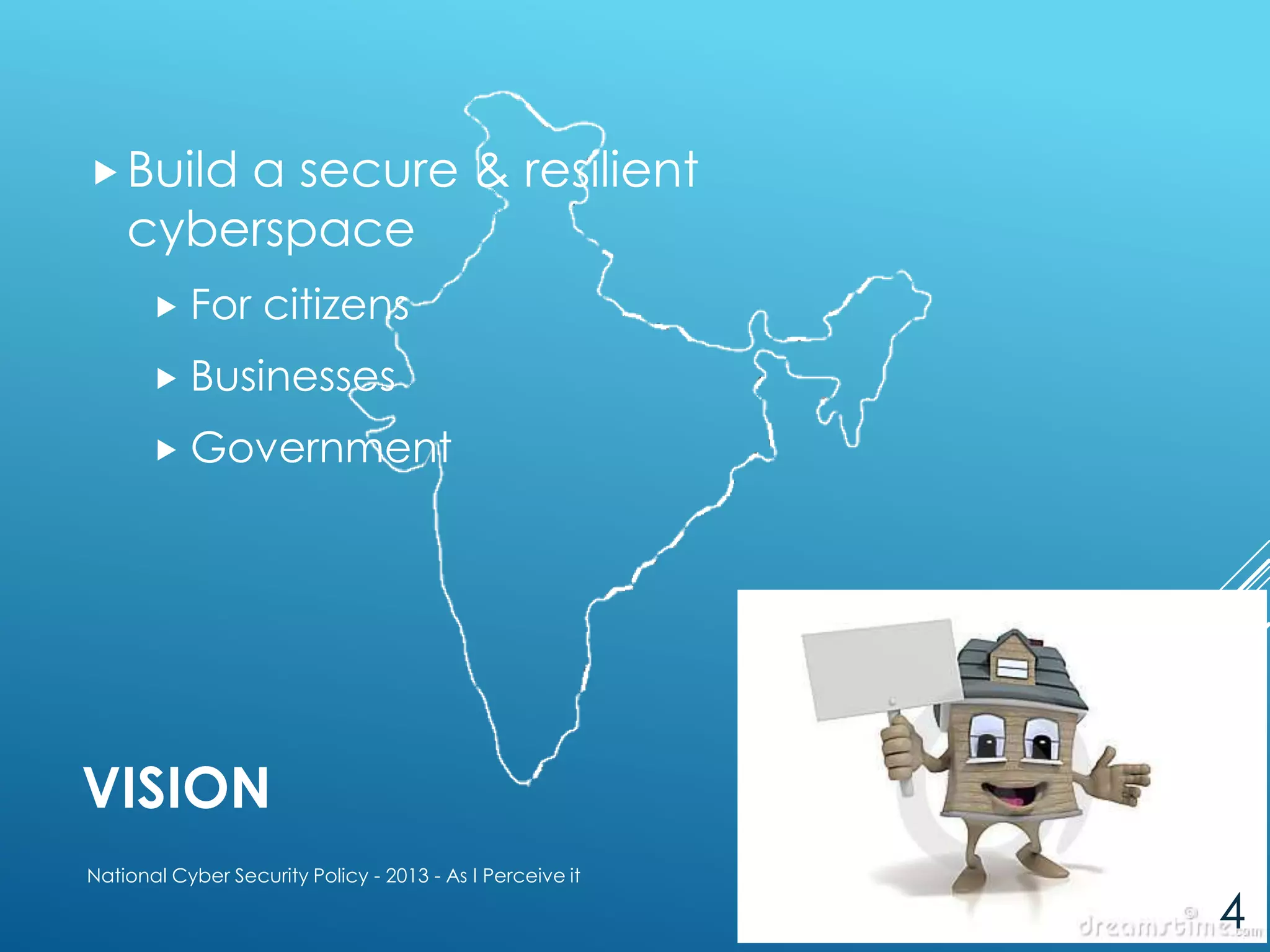 National cyber security policy 2013 | PPTX