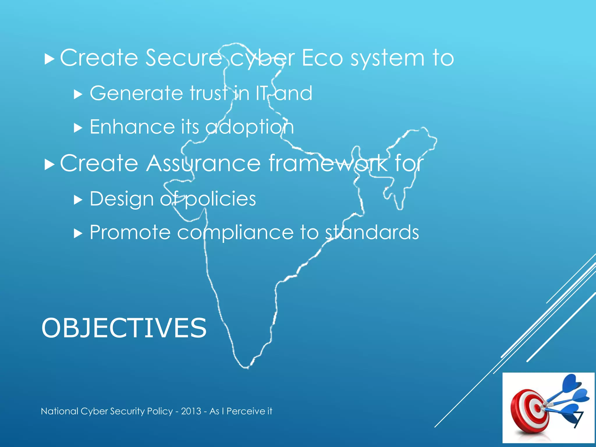 National cyber security policy 2013 | PPTX