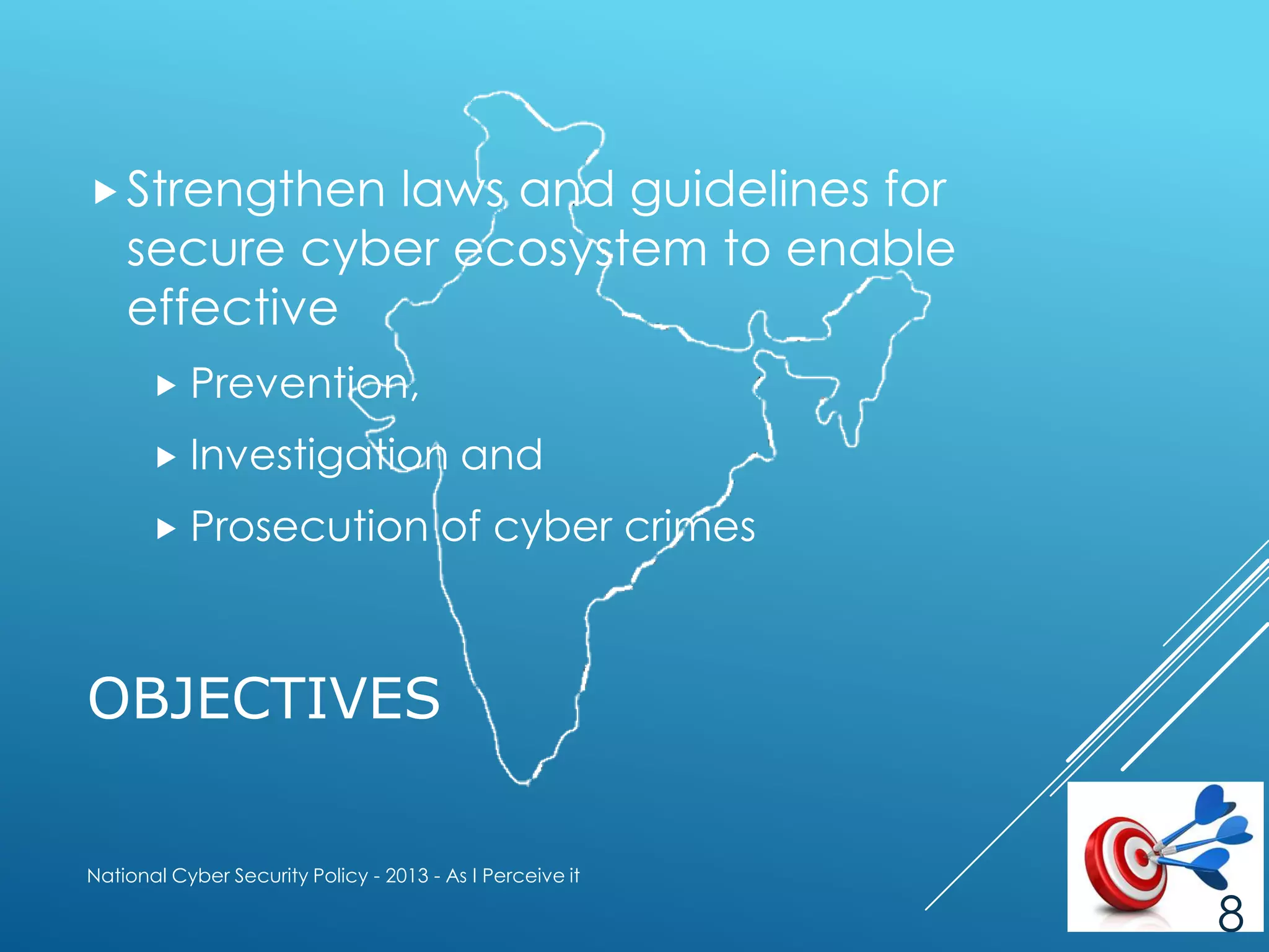 National cyber security policy 2013 | PPTX