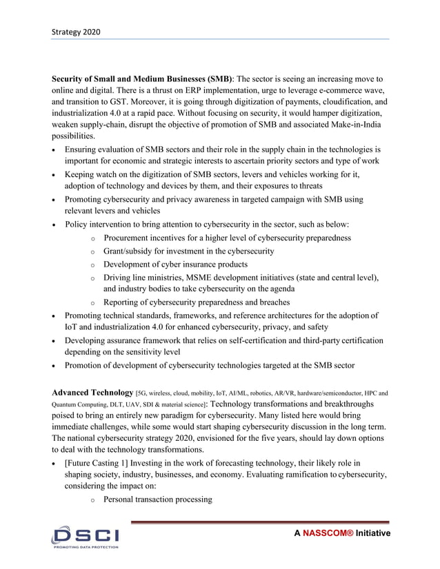 National Cyber Security Strategy 2020 DSCI submission.pdf