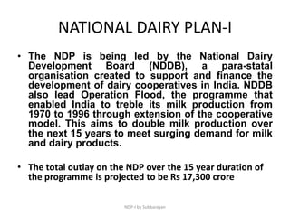 National dairy plan 1 | PPT