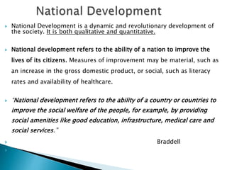 National development | PPTX