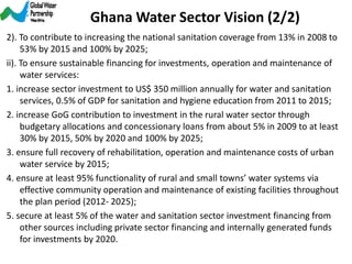 National development and sectoral plans WP2_GWP Ghana case study ...
