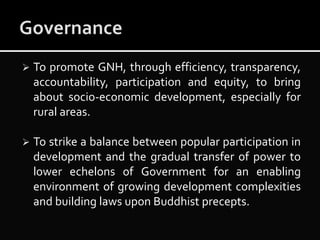 National Development Planning of Bhutan | PPTX