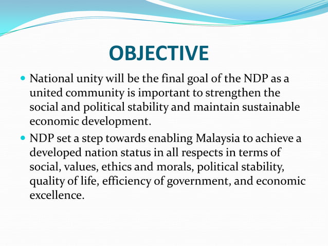 National development policy (ndp) | PPTX