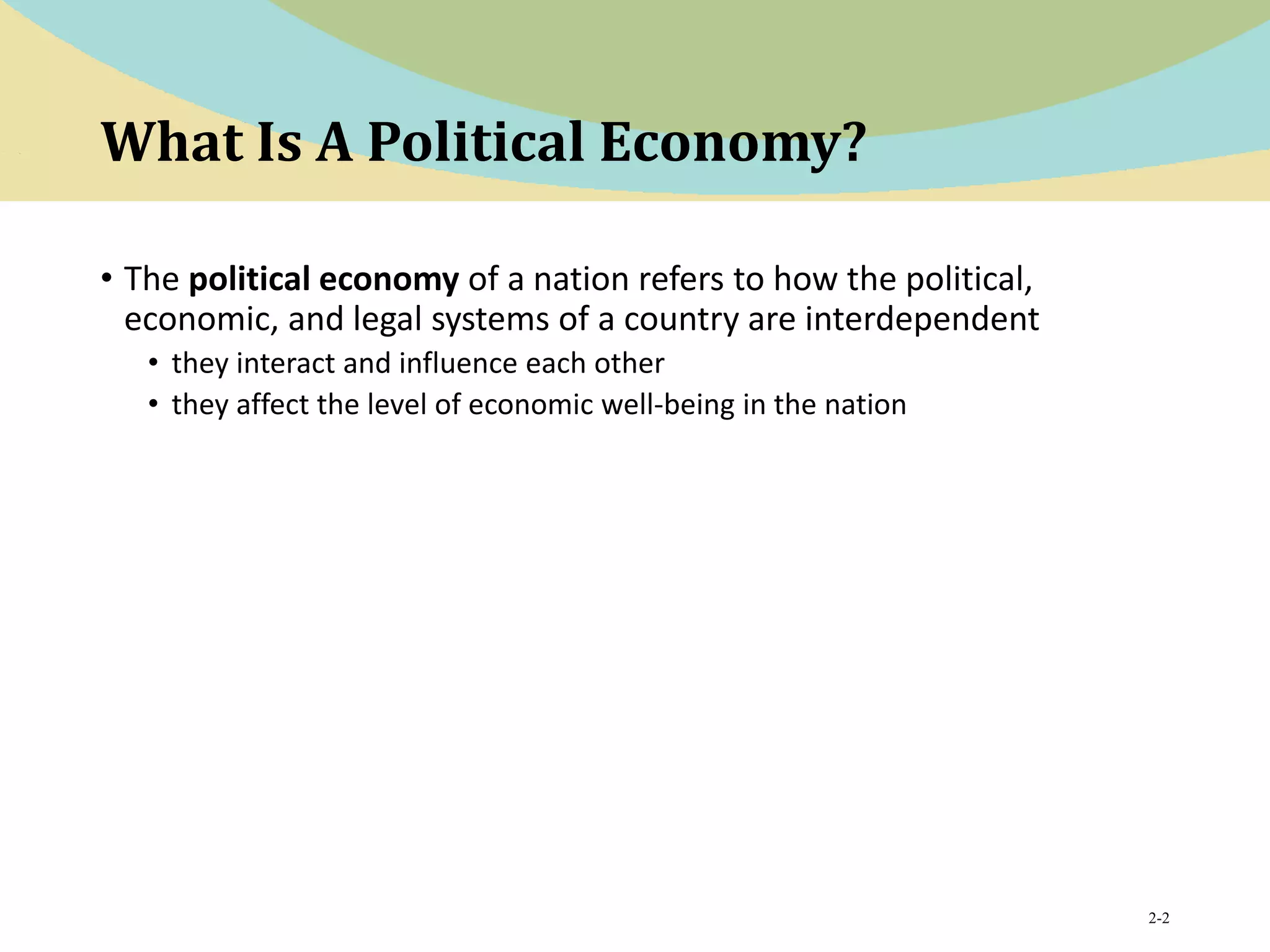 National differences in political economy | PPT