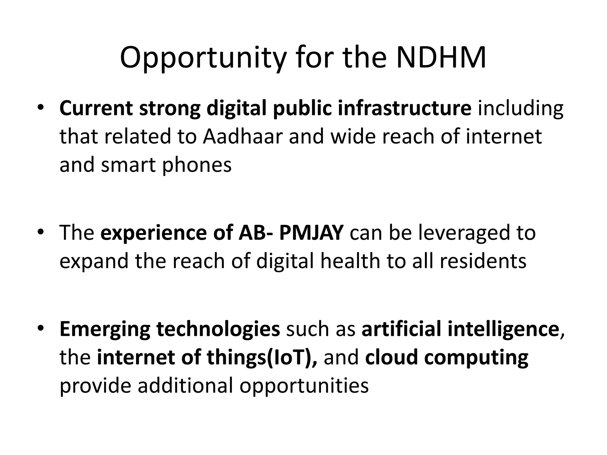 National digital health mission ppt | PPTX
