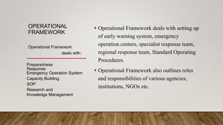 National disaster management framework 2005 | PPTX