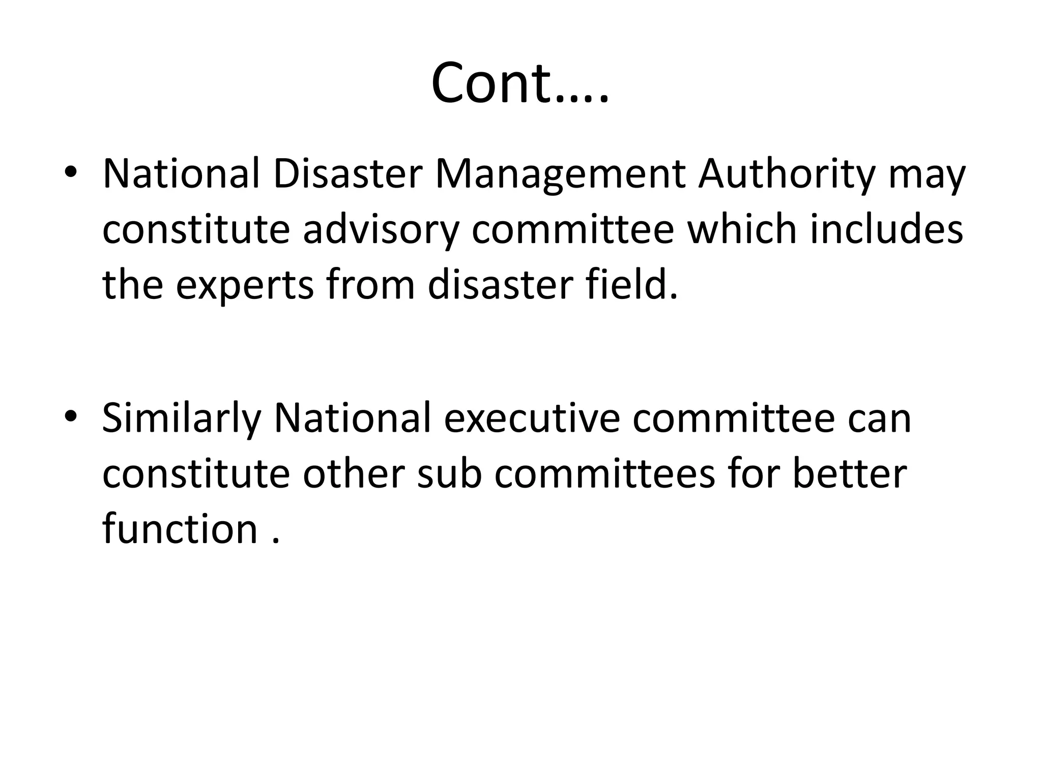 National disaster management | PPTX