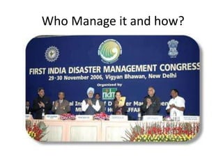 National disaster management | PPTX