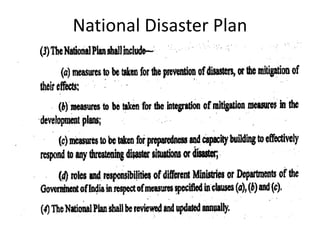 National disaster management | PPTX