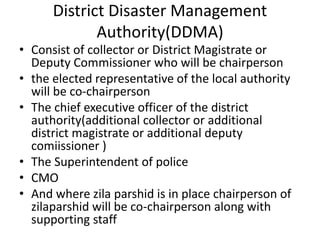 National disaster management | PPTX