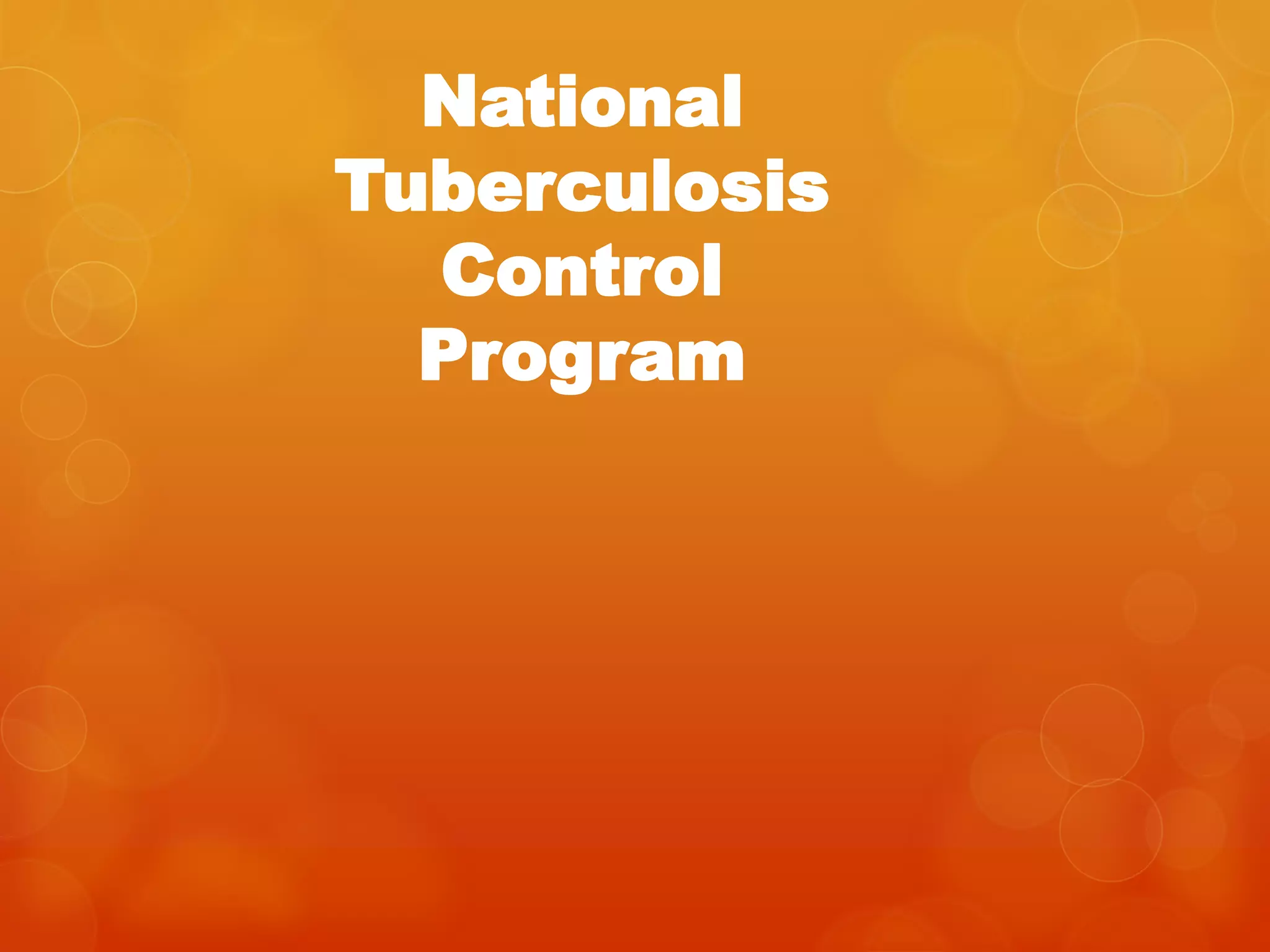 National disease control program | PPTX