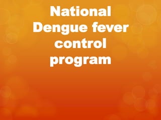 National disease control program | PPTX