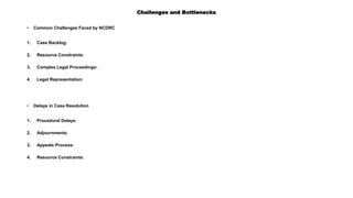 National Dispute Redressal Commission under Consumer Protection.pptx ...