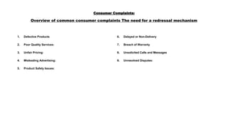 National Dispute Redressal Commission under Consumer Protection.pptx ...