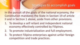 National economy and patrimony | PPTX
