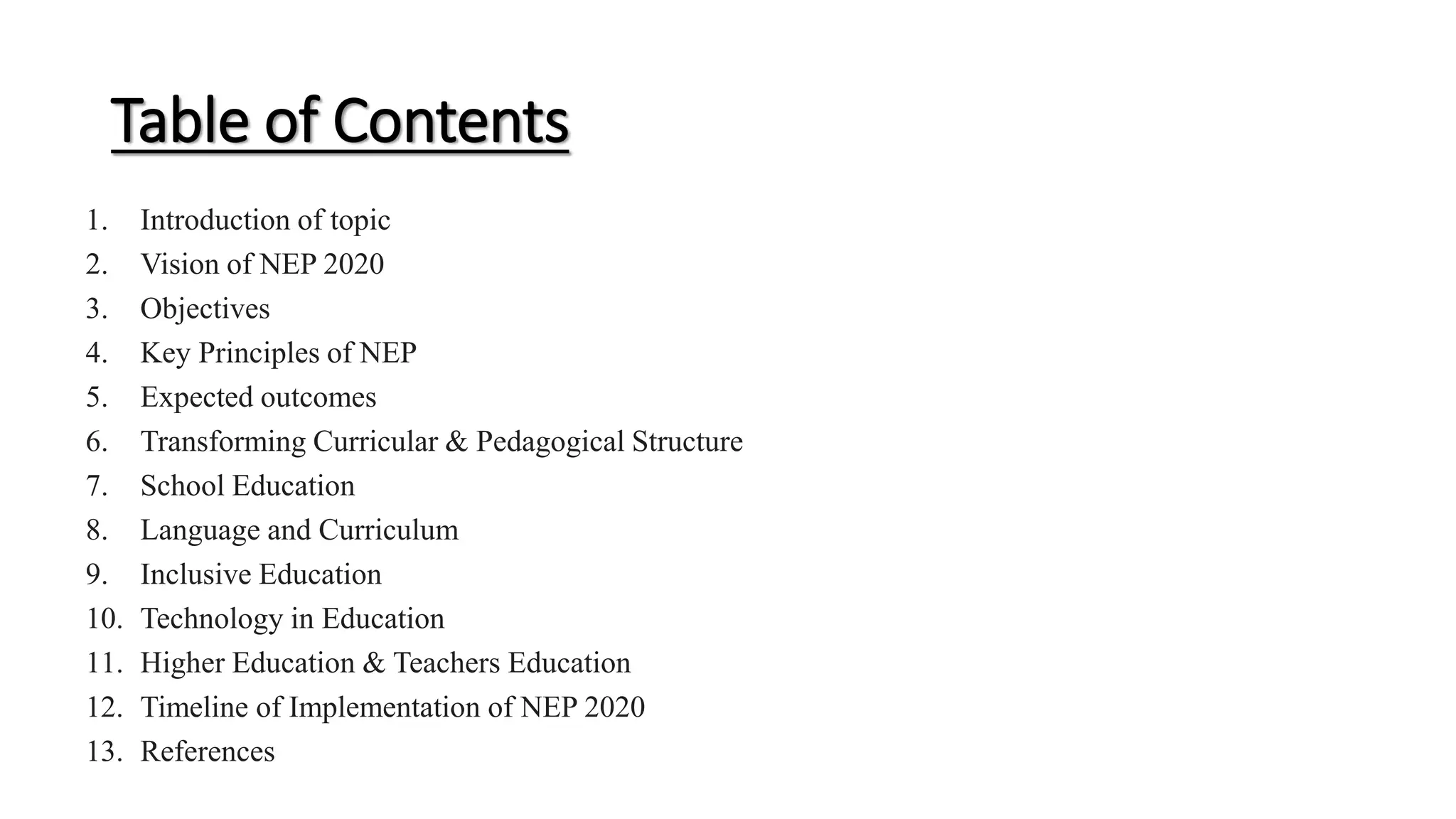 National Education Policy in india 2020 | PPTX