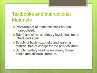 National education policy 1998 2010 | PPTX