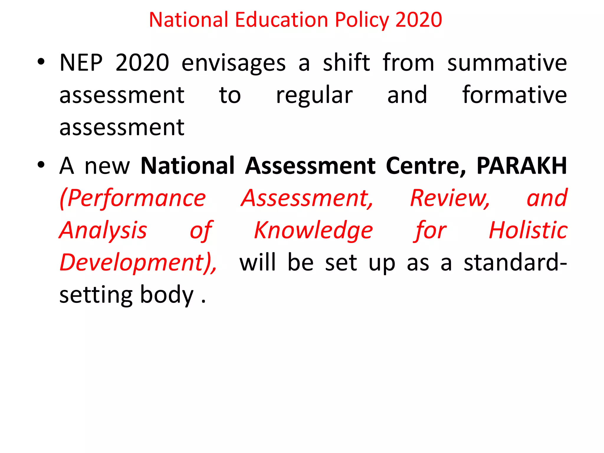National education policy 2020 | PPTX