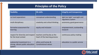 National education policy 2020 | PPTX