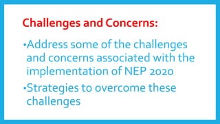 National Education Policy 2020 - By: AMIT KUMAR YADAV | PPTX