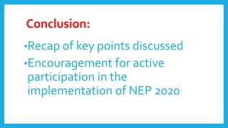 National Education Policy 2020 - By: AMIT KUMAR YADAV | PPTX